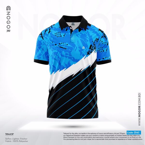 Blue Wave Polo Jersey - NHC0303141 - NOGOR